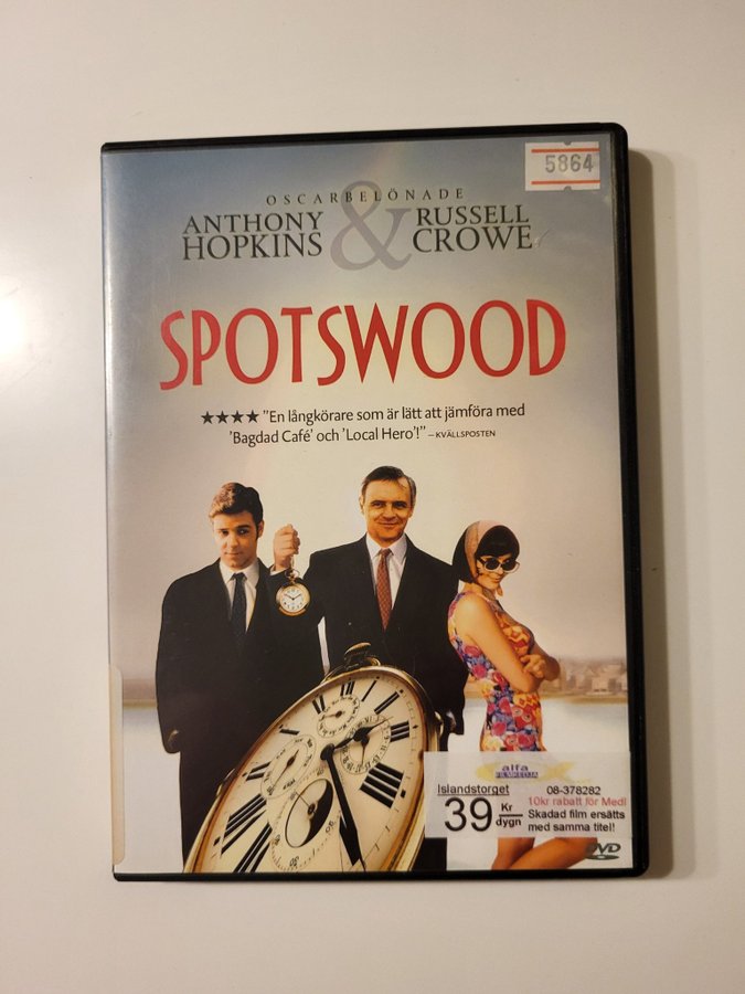 Spotswood DVD med Anthony Hopkins och Russell C.. | Köp på Tradera ...