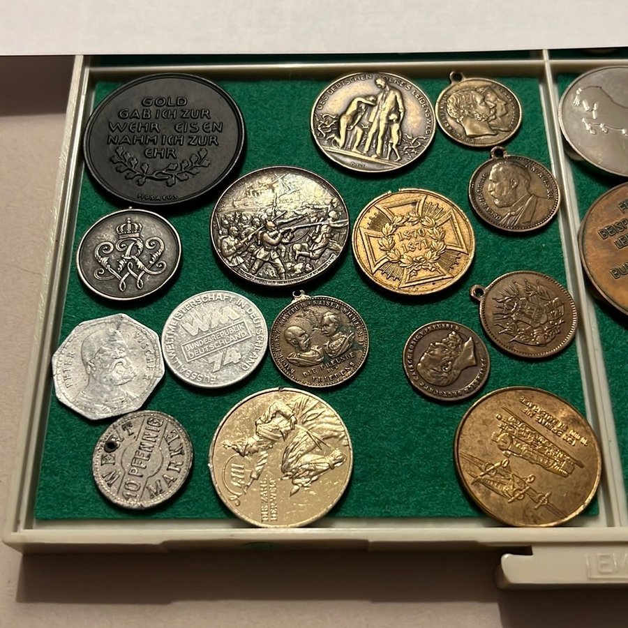 Samling av tyska medaljer och polletter | Köp på Tradera (734185481)