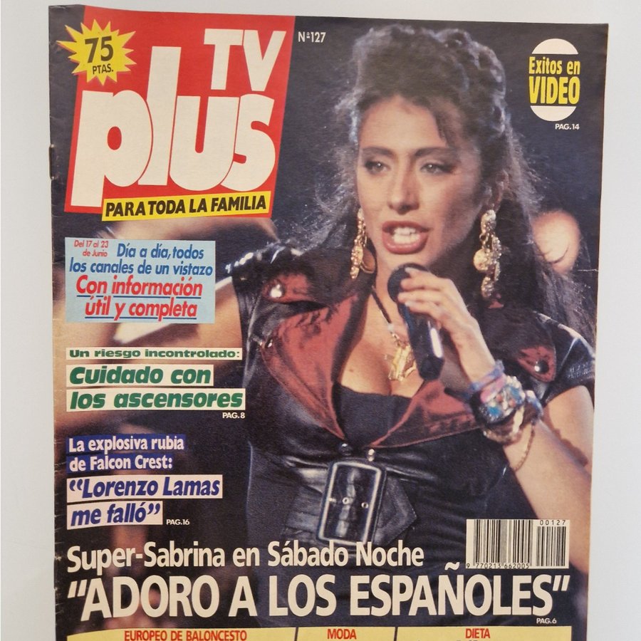 Sabrina / Sabrina Salerno - A very rare newspap.. | Köp på Tradera ...