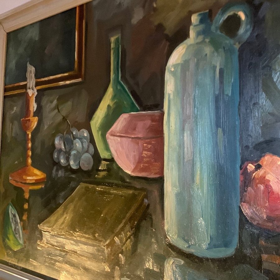 VINTAGE VACKER MÅLNING H Eicke Thomsen olja på .. | Köp på Tradera ...