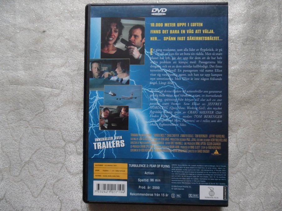 FEAR OF FLYING. TOM BERENGER, CRAIG SHEFFER. DV.. | Köp på Tradera ...