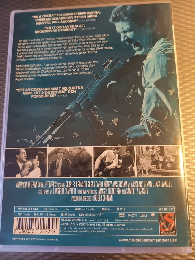 Machine-Gun Kelly. Charles Bronson, Susan Cabot.. | Köp på Tradera ...