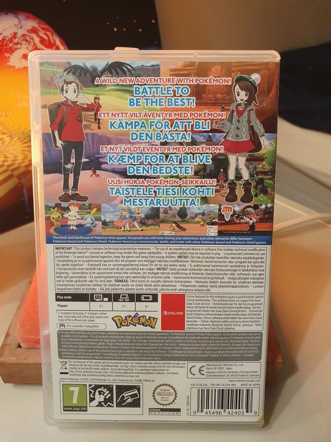 Pokémon Sword till Nintendo Switch |Fint skick| | Köp på Tradera ...
