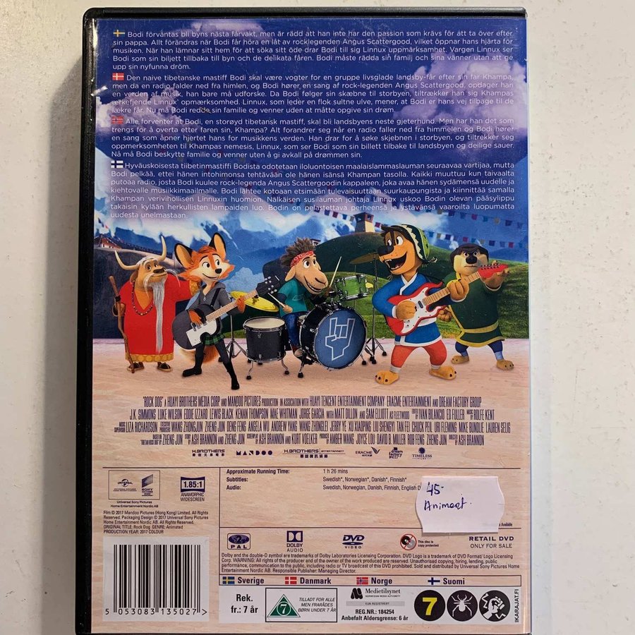 ROCK DOG. ANIMERAT. | Köp från Retrobörsen på Tradera (608940813)