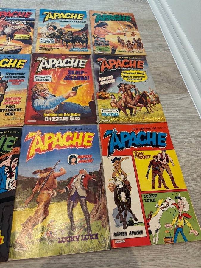 Samling av Apache serietidningar, 1980 - Nr : 1.. | Köp på Tradera ...