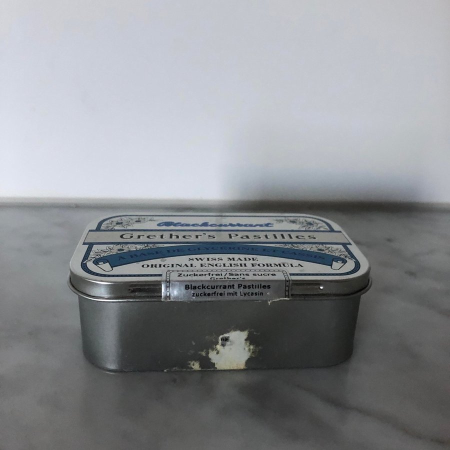 "Grether's Pastilles" - fin burk i plåt | Köp på Tradera (713565194)