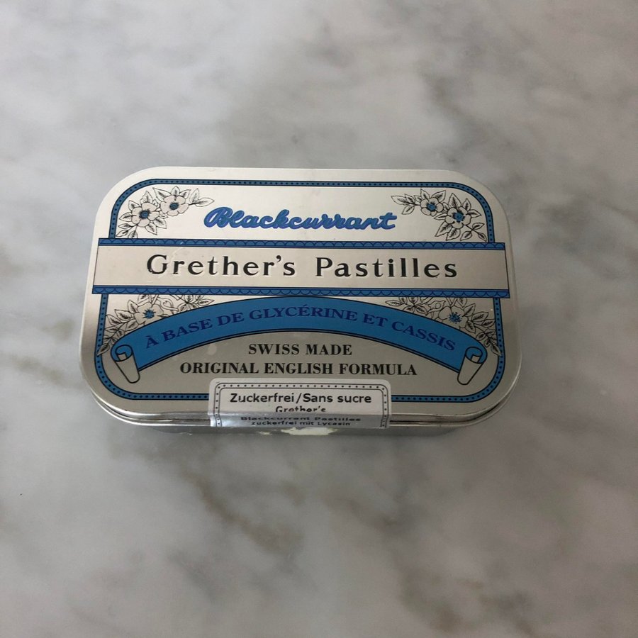 "Grether's Pastilles" - fin burk i plåt | Köp på Tradera (713565194)