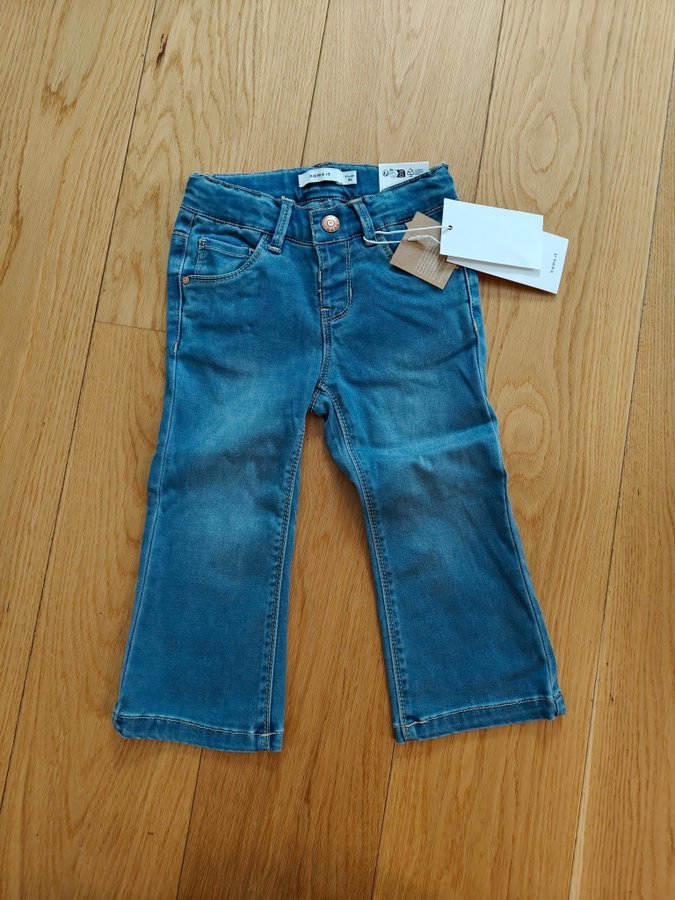 Helt nya- blåa jeans, stl 92 | Köp på Tradera (732309043)