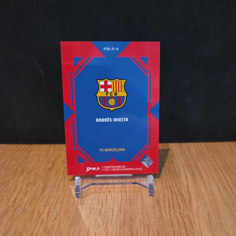 Andres Iniesta 2025-26 Daka FC Barcelona Top Au.. | Köp på Tradera ...