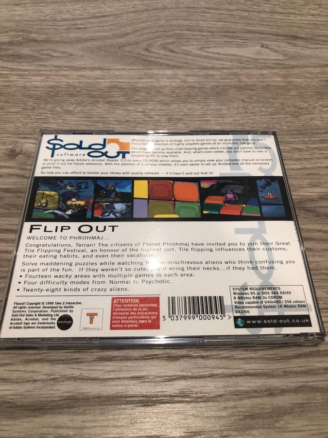 Flip Out - PC spel | Köp på Tradera (713076140)