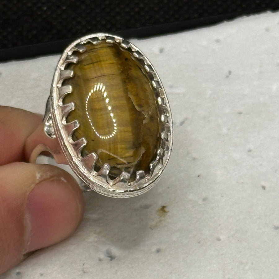 Se produkter som liknar Äkta 925 silver ring med äkta.. på Tradera ...