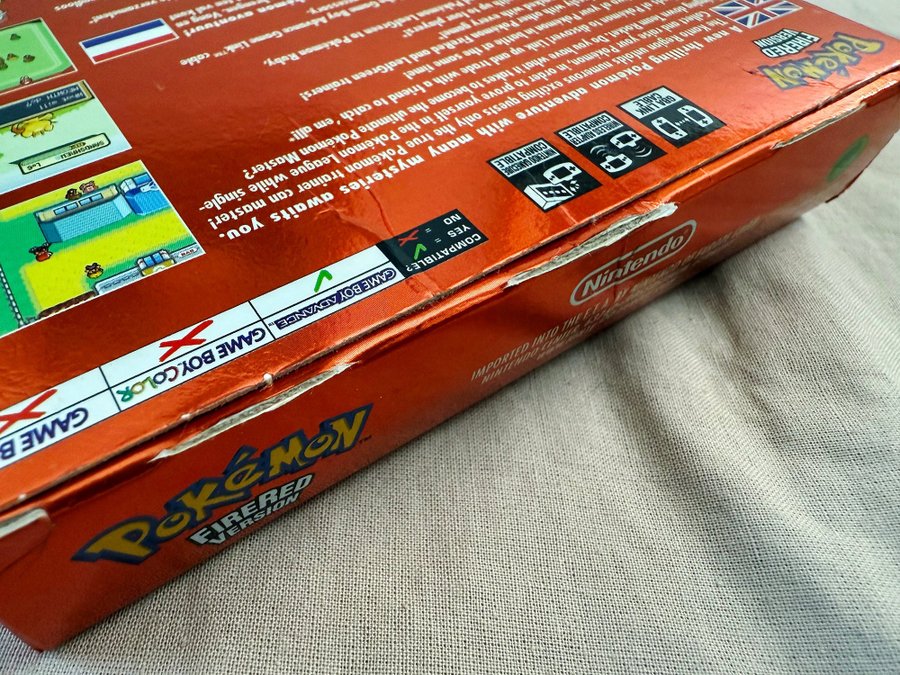 Obs!! Enbart tom låda/box!! - Pokémon FireRed /.. | Köp på Tradera ...