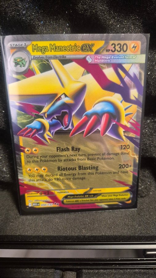 Mega Manectric EX - Pokémonkort | Köp på Tradera (711622534)