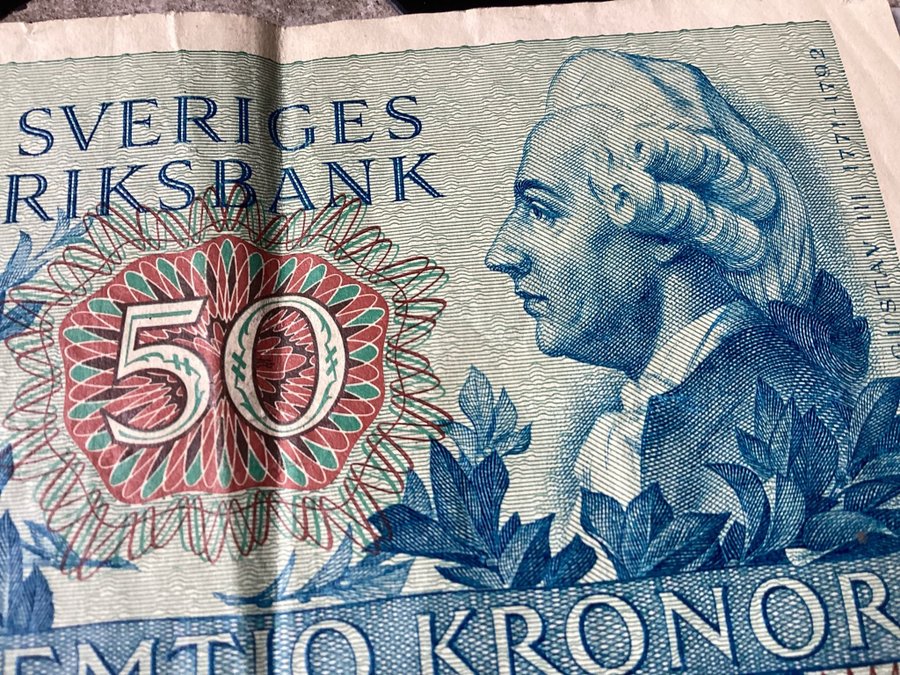 Femti kronors sedel | Köp på Tradera (588485025)