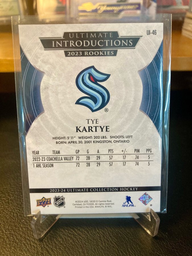Tye Kartye - Ultimate Introductions 2023 Rookies | Köp på Tradera ...