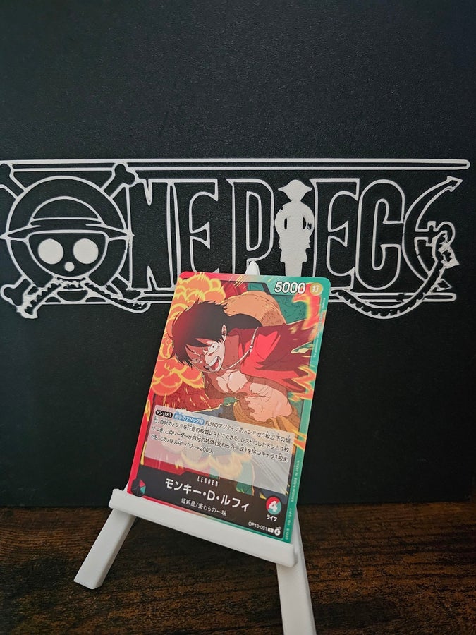 One Piece Card Game - Monkey D. Luffy OP13-001 .. | Köp på Tradera ...