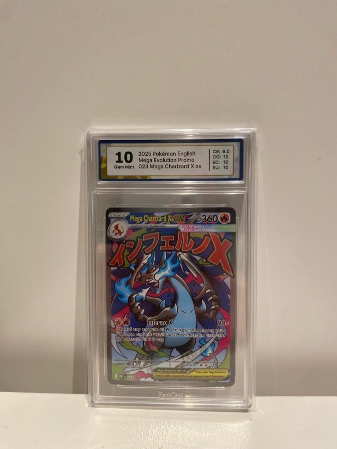 Mega Charizard X EX 023 UPC PROMO - RAUK CARD G.. | Köp på Tradera ...