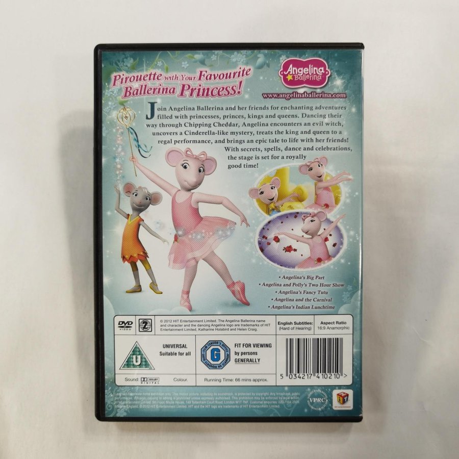 Angelina Ballerina: Ballerina Princess - DVD UK.. | Köp på Tradera ...