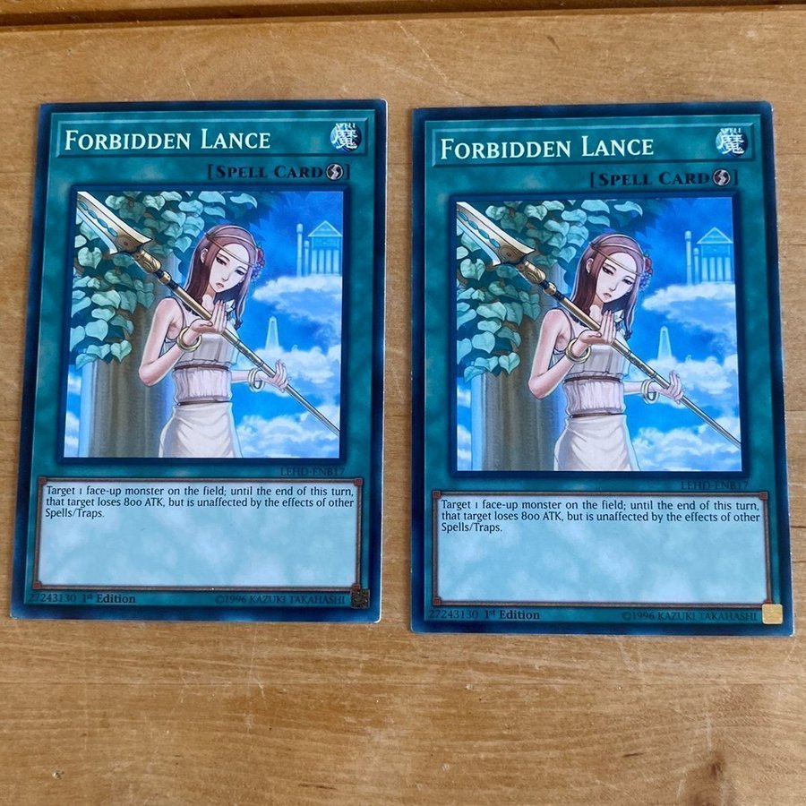 Forbidden Lance - Yu-Gi-Oh! Kort | Köp på Tradera (710706009)