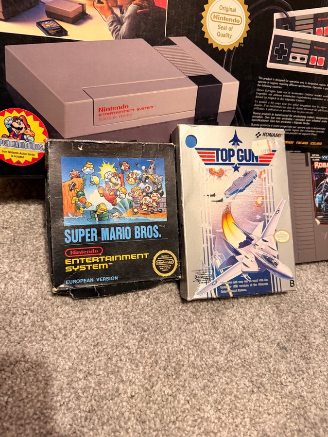 Nintendo Entertainment System (NES) med Super M.. | Köp på Tradera ...