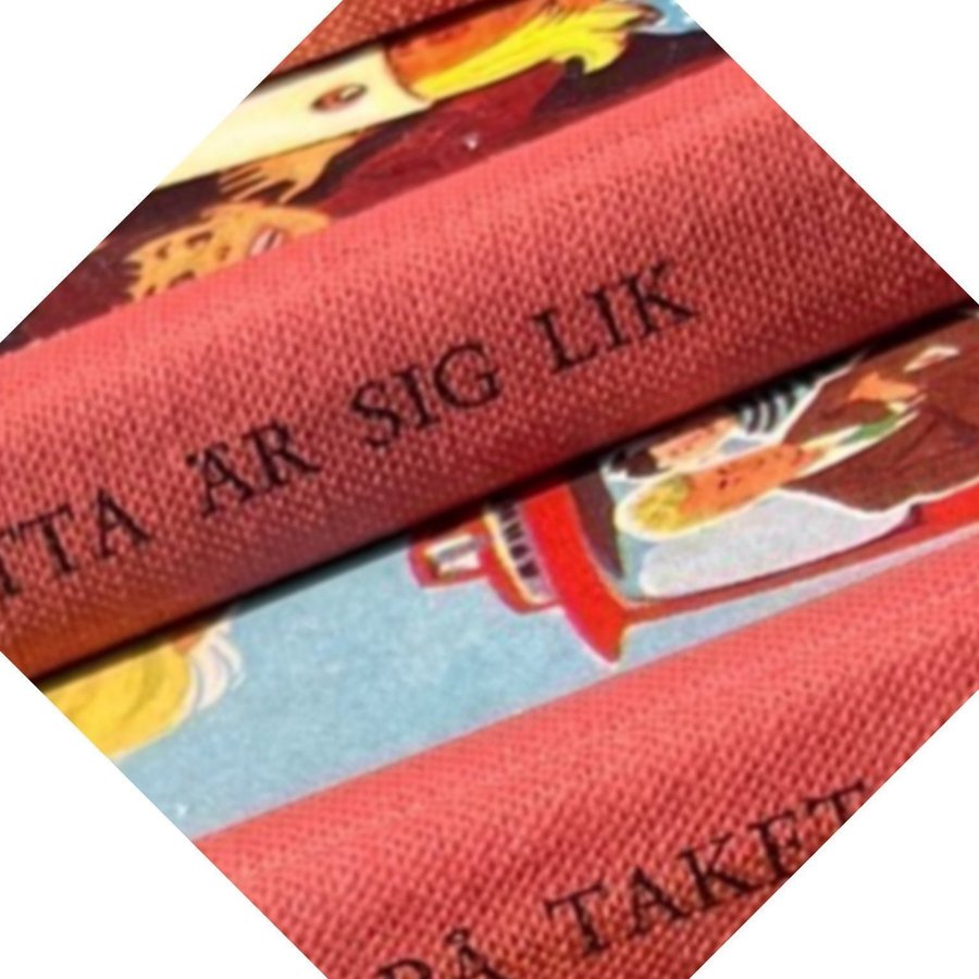 Vintage Samling av Äldre Barn- och Ungdomsböcker | Köp på Tradera ...