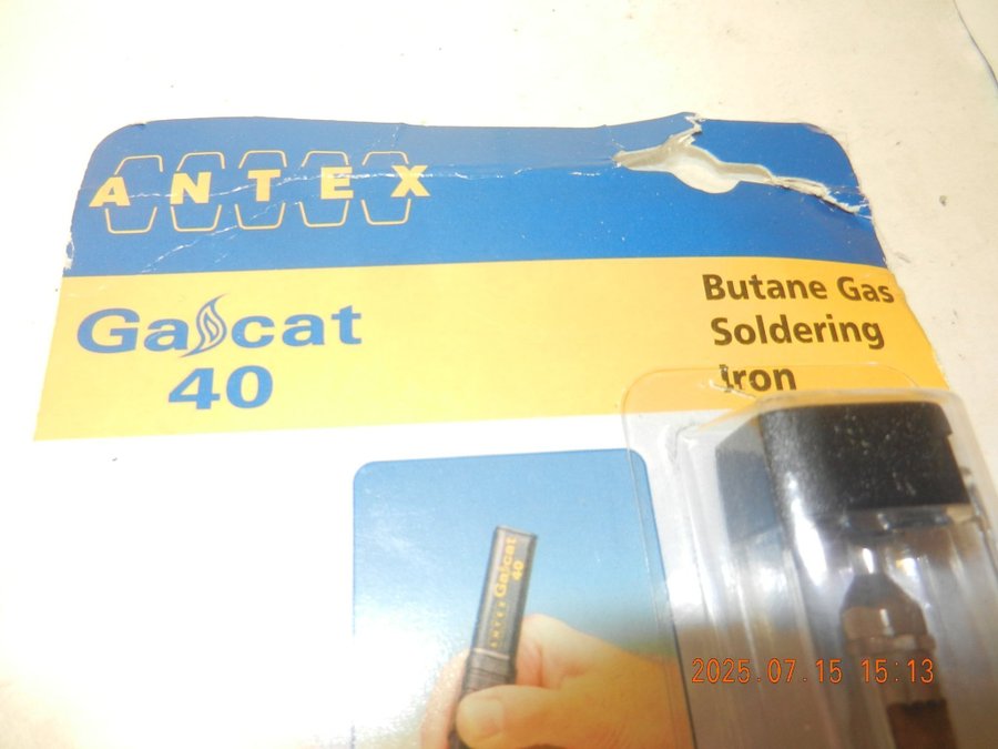 Gascat 40 Butane Gas Soldering. 40 Watt. Max 35.. | Köp på Tradera ...