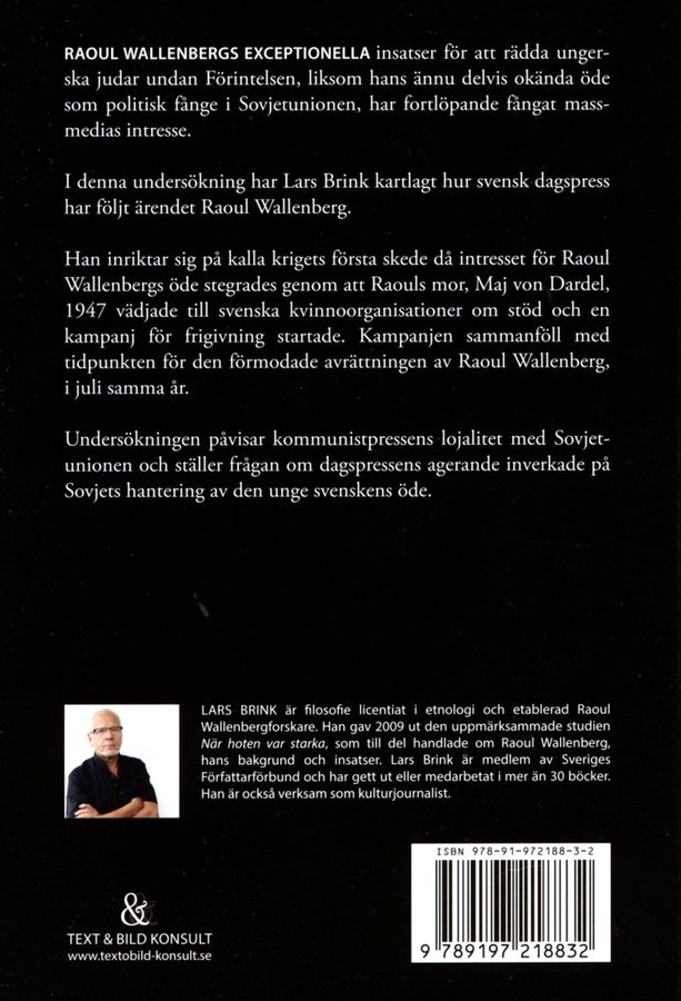 Raoul Wallenberg i dagspressen under kalla krig.. | Köp på Tradera ...