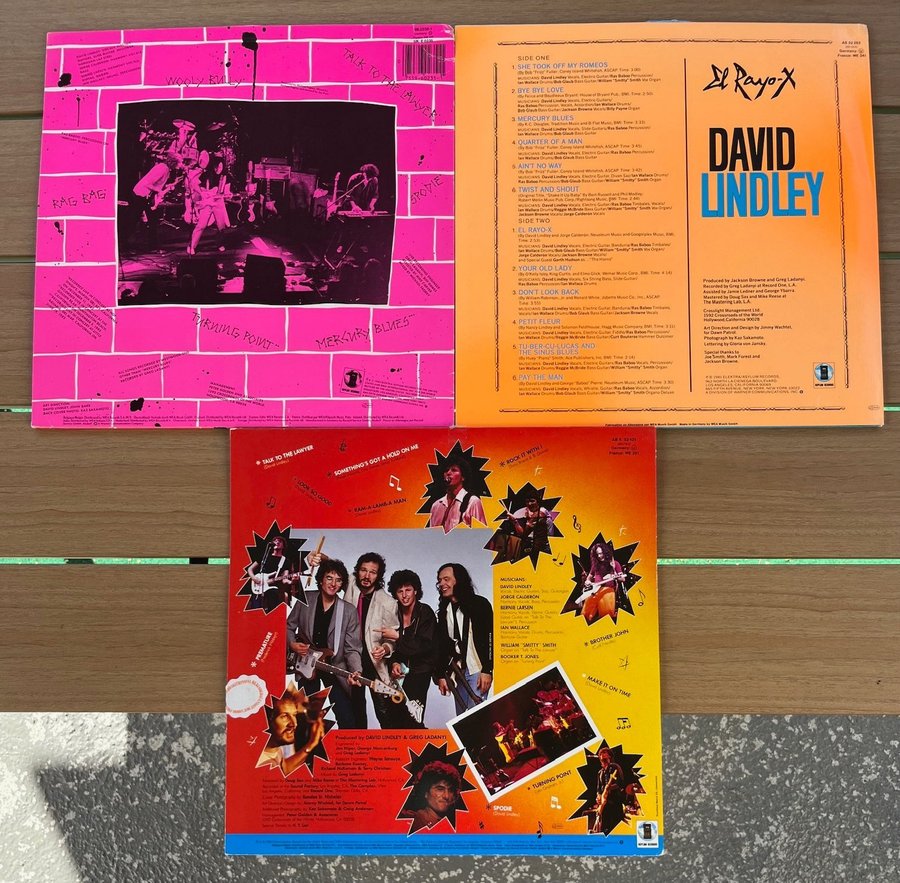 David Lindley & El Rayo-X - 3 st Vinyl LP | Köp på Tradera (734554103)