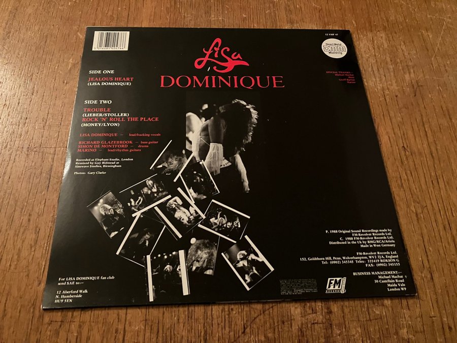 LISA DOMINIQUE Jealous Heart 12" Maxi-Single Vi.. | Köp på Tradera ...