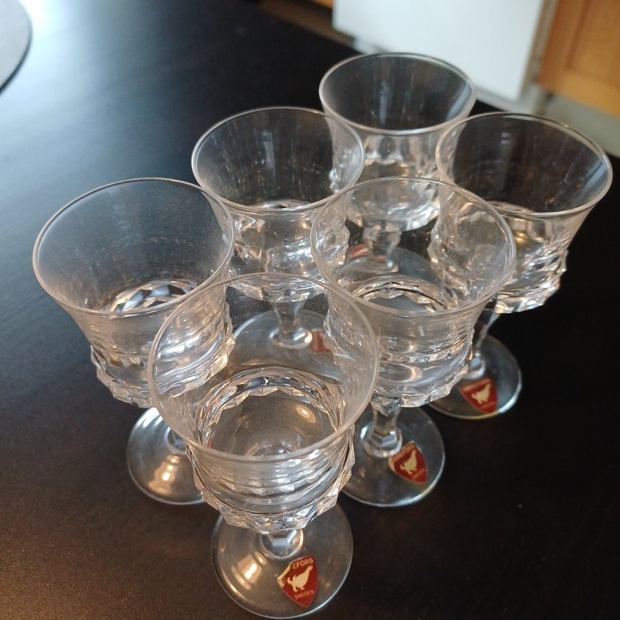 Orrefors “Silvia” crystal liqueur/sherry glasse.. | Köp på Tradera ...