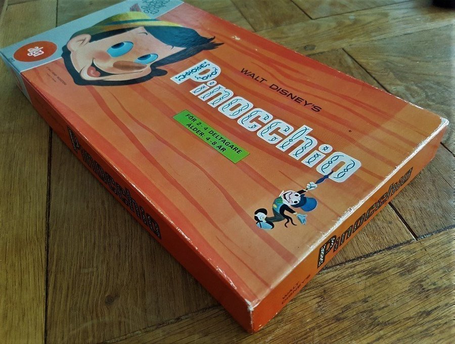 Alga vintage Pinocchio Walt Disney spel / board.. | Köp på Tradera ...