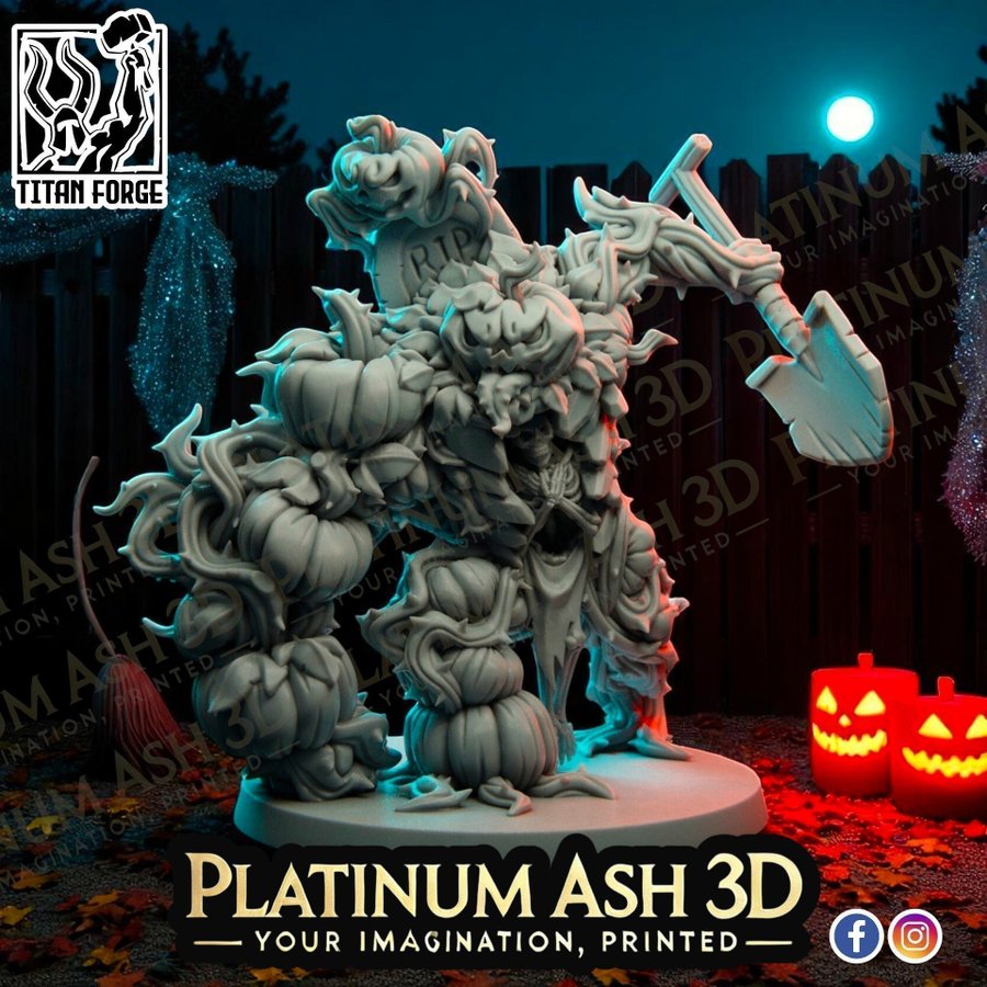 Pumpkin Golem - Fantasy, RPG - D&D 5e - Tableto.. | Köp på Tradera ...