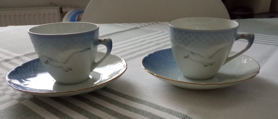 Bing & Gröndahl Fanny Garde, två kaffekoppar nr.. | Köp på Tradera ...