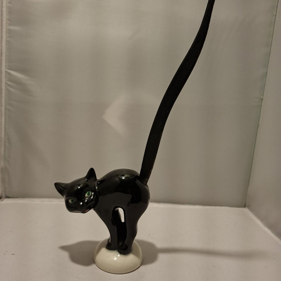 Goebels Söt Svart katt med träsvans 1950 talet. | Köp på Tradera ...