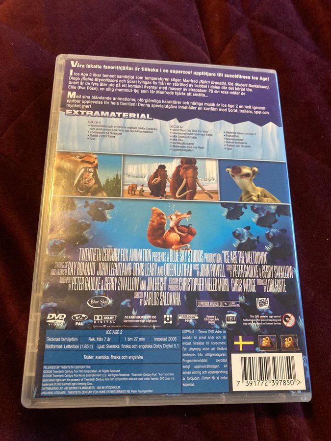 Ice Age 2 - Istiden har aldrig varit hetare (DVD) | Köp på Tradera ...