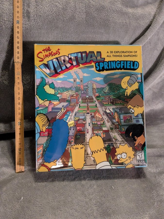 The Simpsons Virtual Springfield - Big Box - PC.. | Köp på Tradera ...