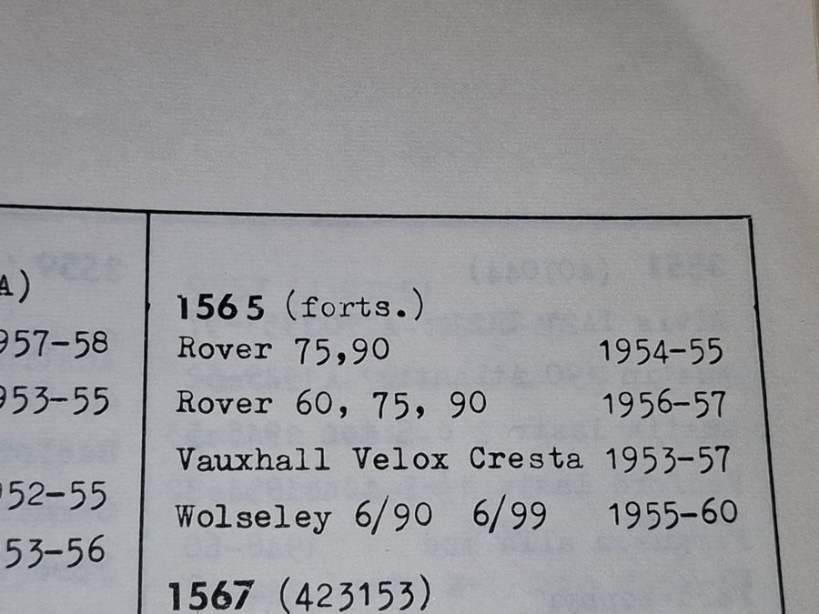 NOS brytare till Ford Consul, Zephyr. Morris. J.. | Köp på Tradera ...