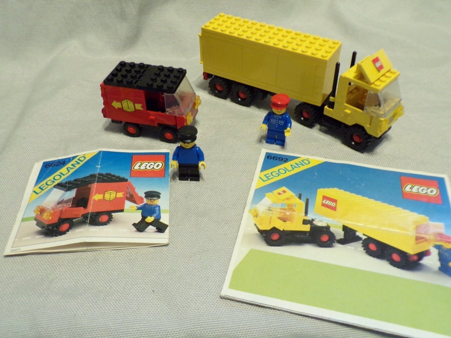 Lego City (Legoland) 6692 Tractor trailer &6624.. | Köp på Tradera ...