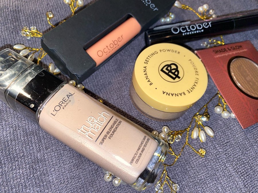 Smink paket bas make up Foundation setting powd.. | Köp på Tradera ...