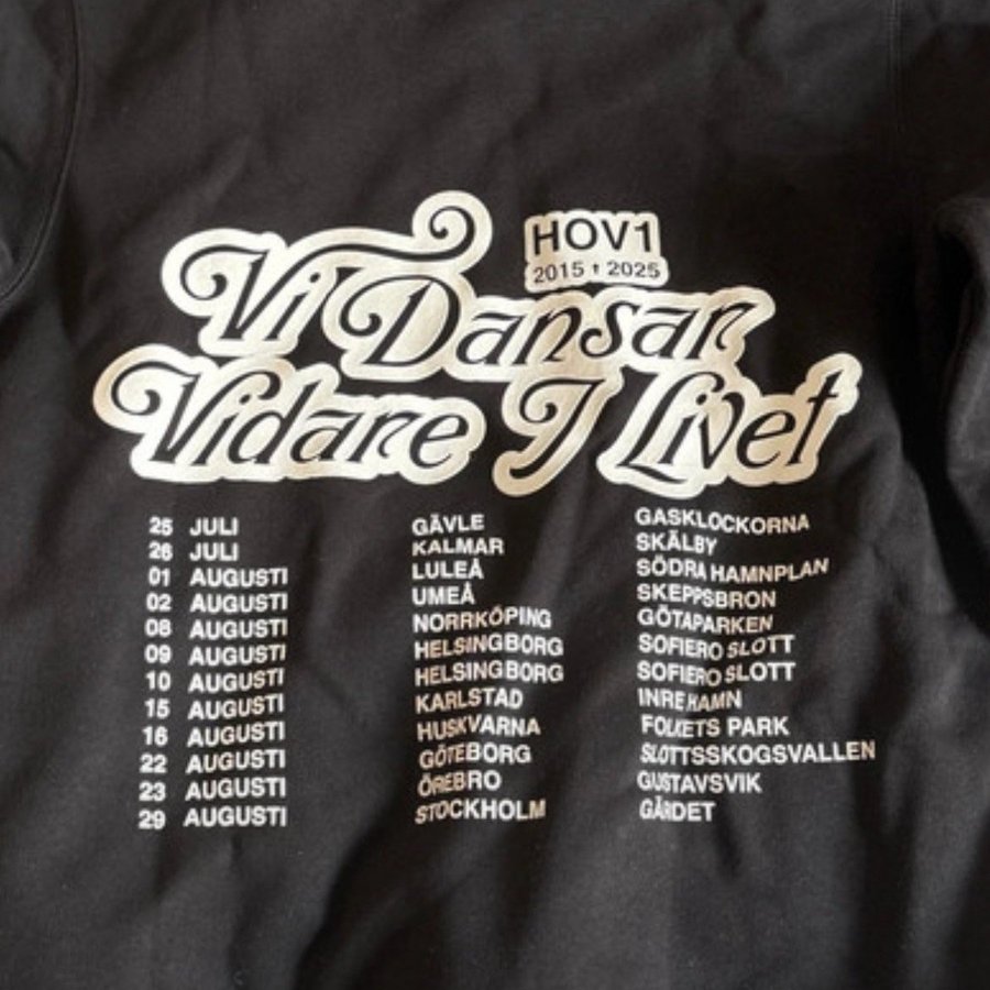 Hov1 merch 2025, vi dansar vidare i livet?? | Köp på Tradera (690518332)