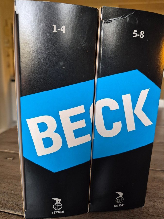 Beck 2 st DVD Box. Filmer 1-8 | Köp på Tradera (712944784)