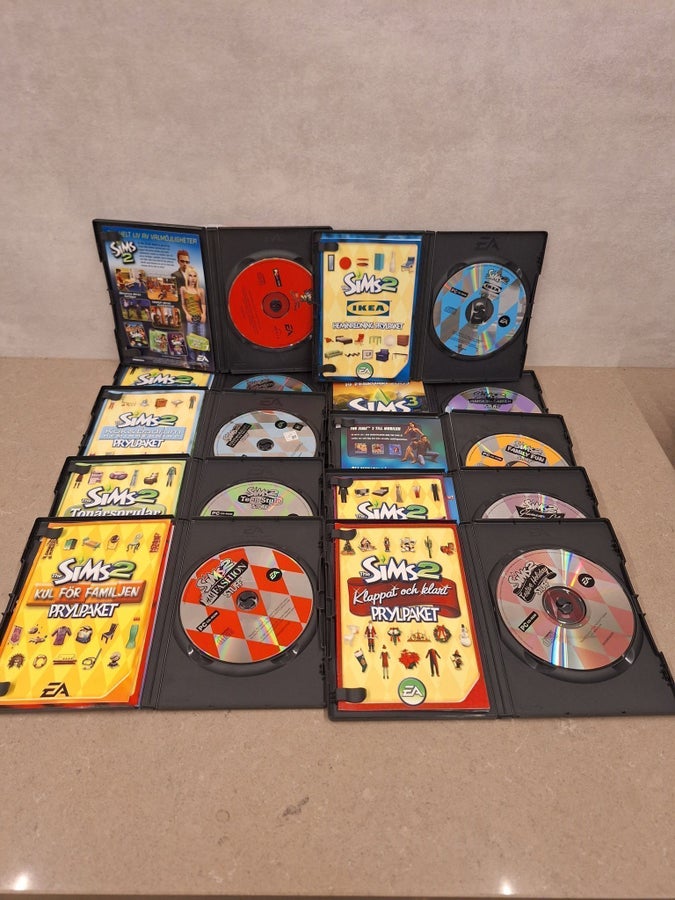 The Sims 2 Prylpaket 10st - Komplett Samling - .. | Köp på Tradera ...