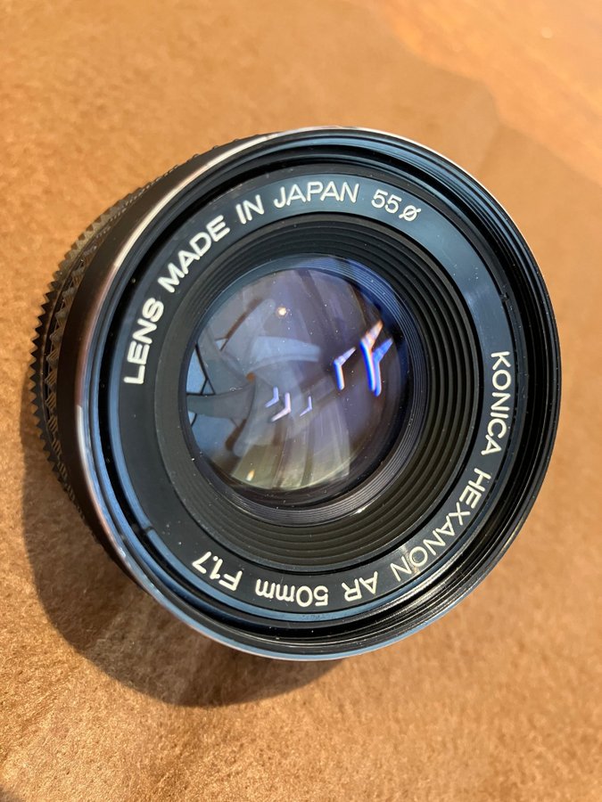 Konica Hexanon AR 50mm/1.7 objektiv | Köp på Tradera (734983871)