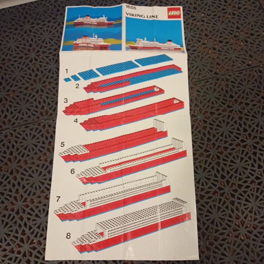 Lego 1655 Viking Line Mariella - Endast kartong.. | Köp på Tradera ...