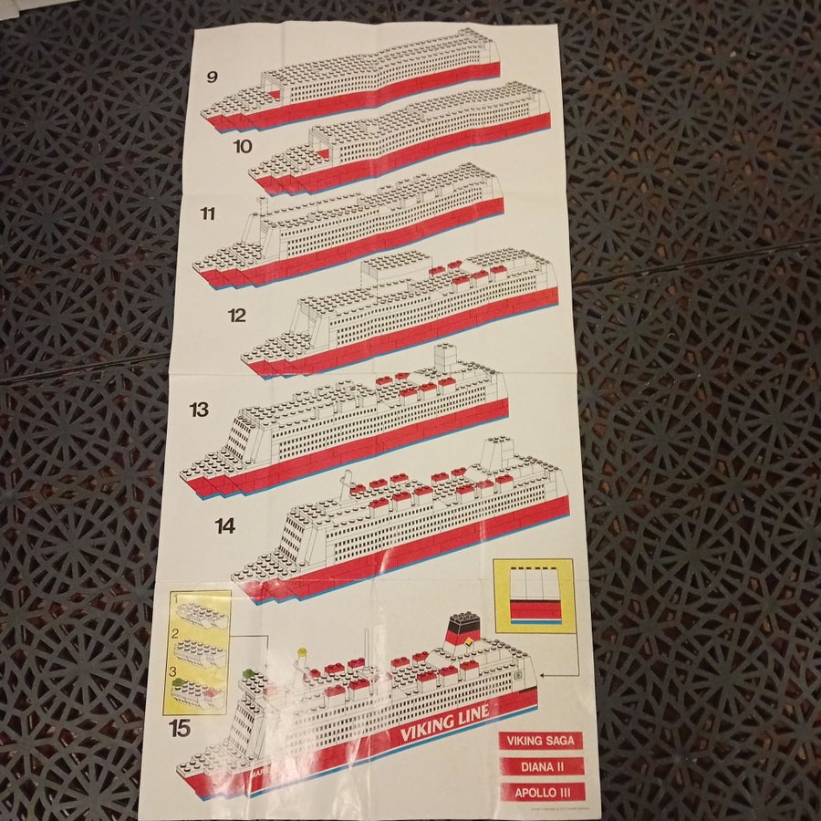 Lego 1655 Viking Line Mariella - Endast kartong.. | Köp på Tradera ...