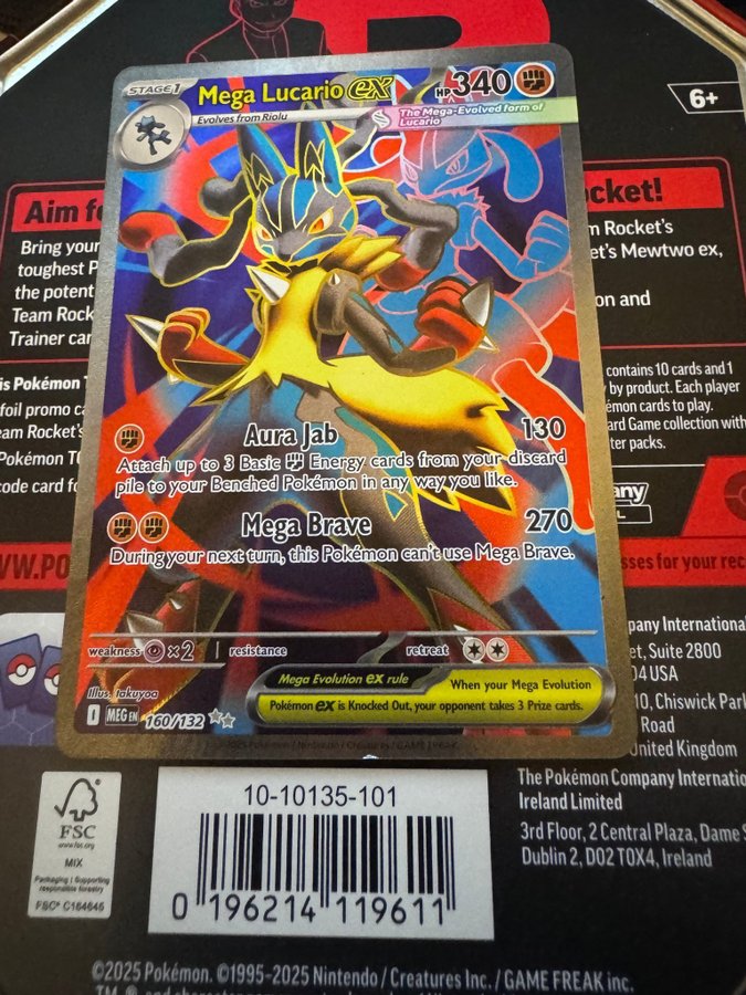 Mega Lucario EX 160/132 Mega Evolutions | Köp på Tradera (702042171)
