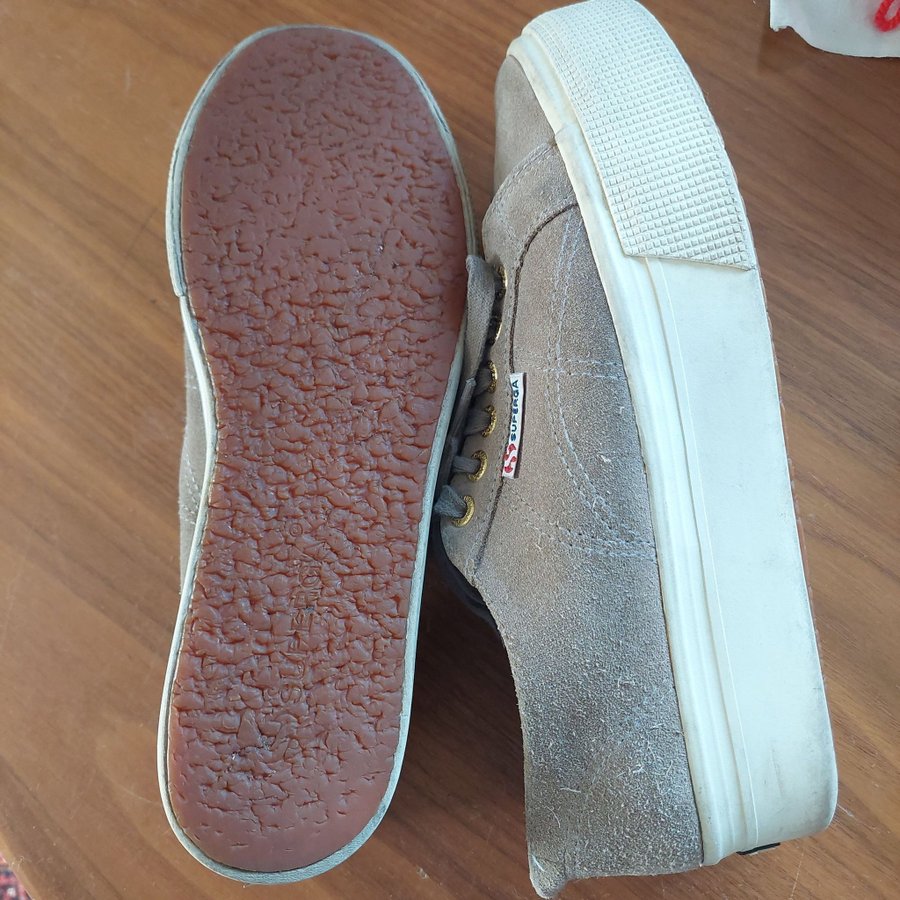 Superga Platform Sneakers Grå 39 | Köp på Tradera (713540367)