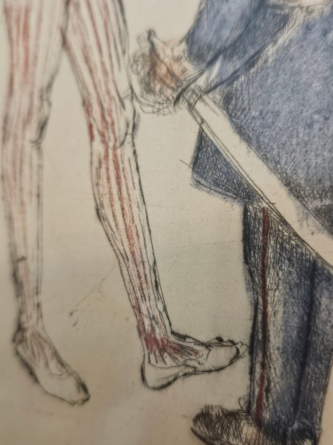 VINTAGE TAVLA LOUIS BASTIN TROL FÄRGETSNING 191.. | Köp på Tradera ...