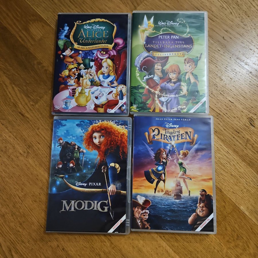 Disney DVD-filmer: Alice i Underlandet, Peter P.. | Köp på Tradera ...