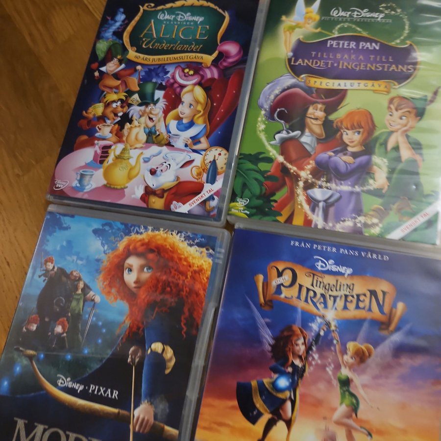 Disney DVD-filmer: Alice i Underlandet, Peter P.. | Köp på Tradera ...